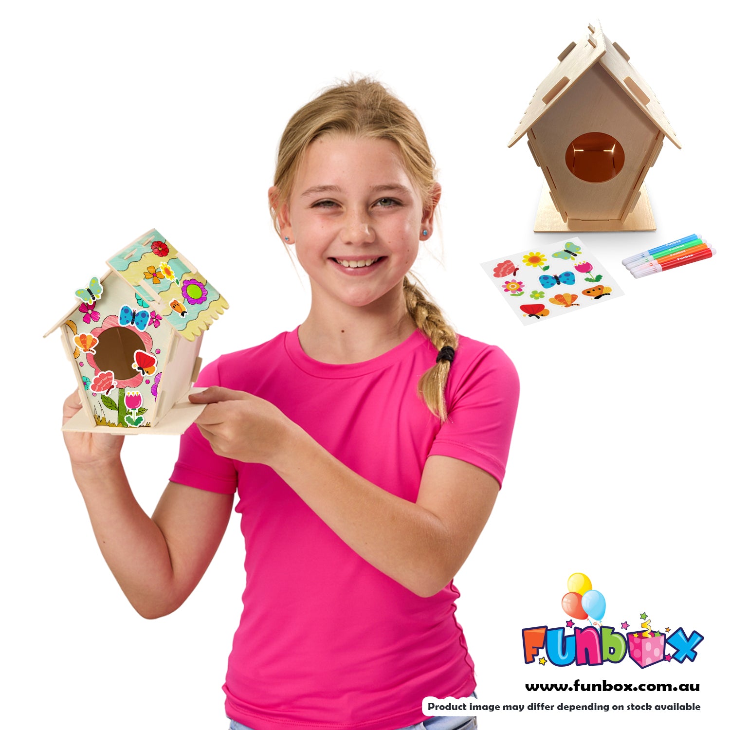 DIY Wooden Butterfly House Kit – funbox.com.au