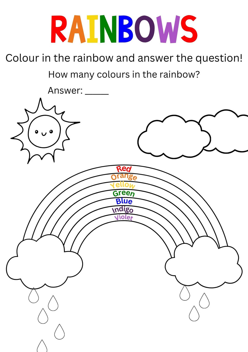 Rainbow Colours FREE Printable Activity – funbox.com.au