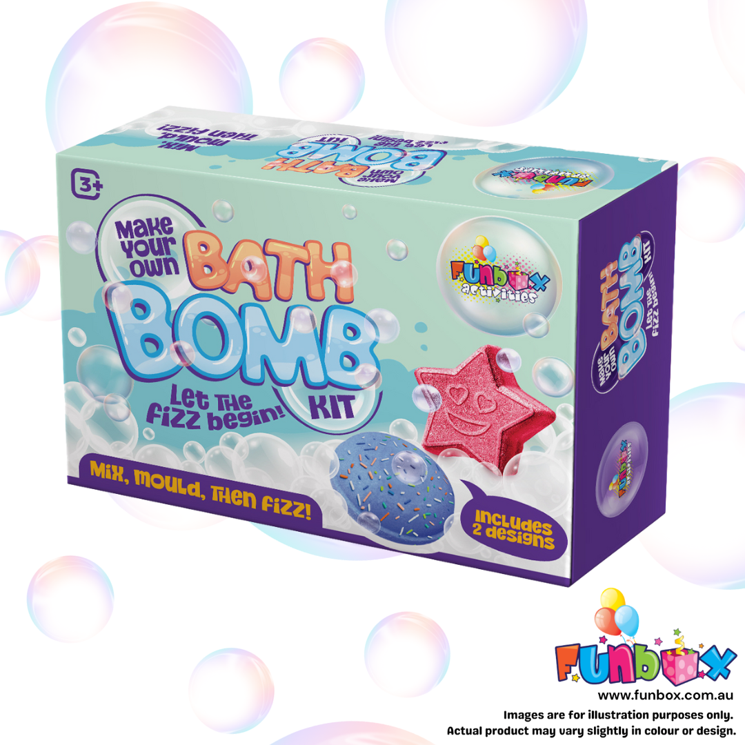 Make-your-Own Bath Bomb Kits (new design) – funbox.com.au