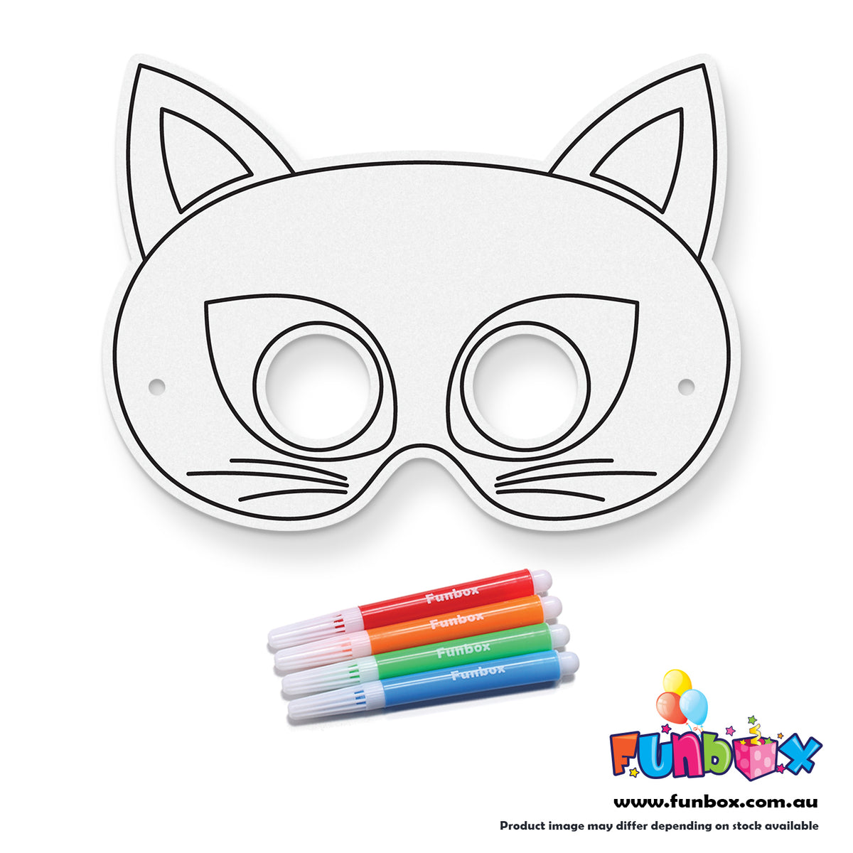 Cat Colour-In Mask – funbox.com.au