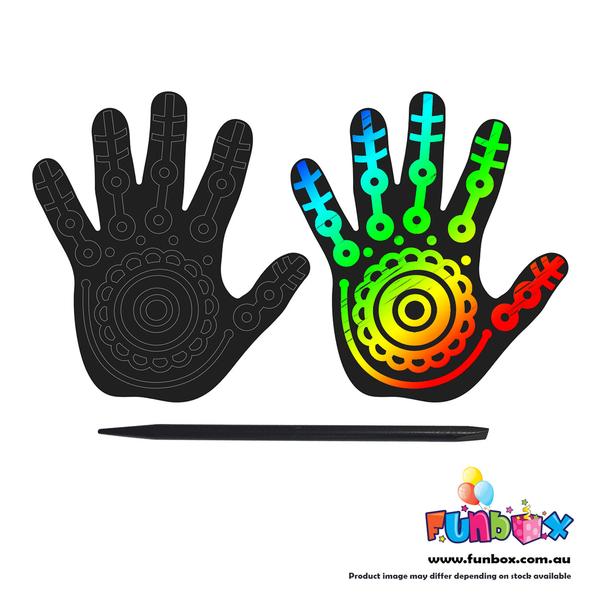 Indigenous Hand Magic Scratch Art – funbox.com.au