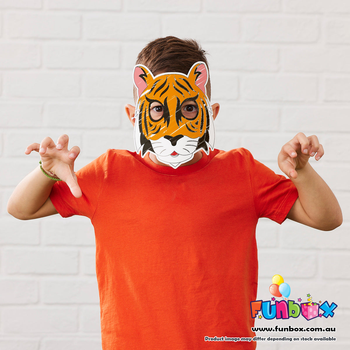 Tiger Colour-In Mask – funbox.com.au