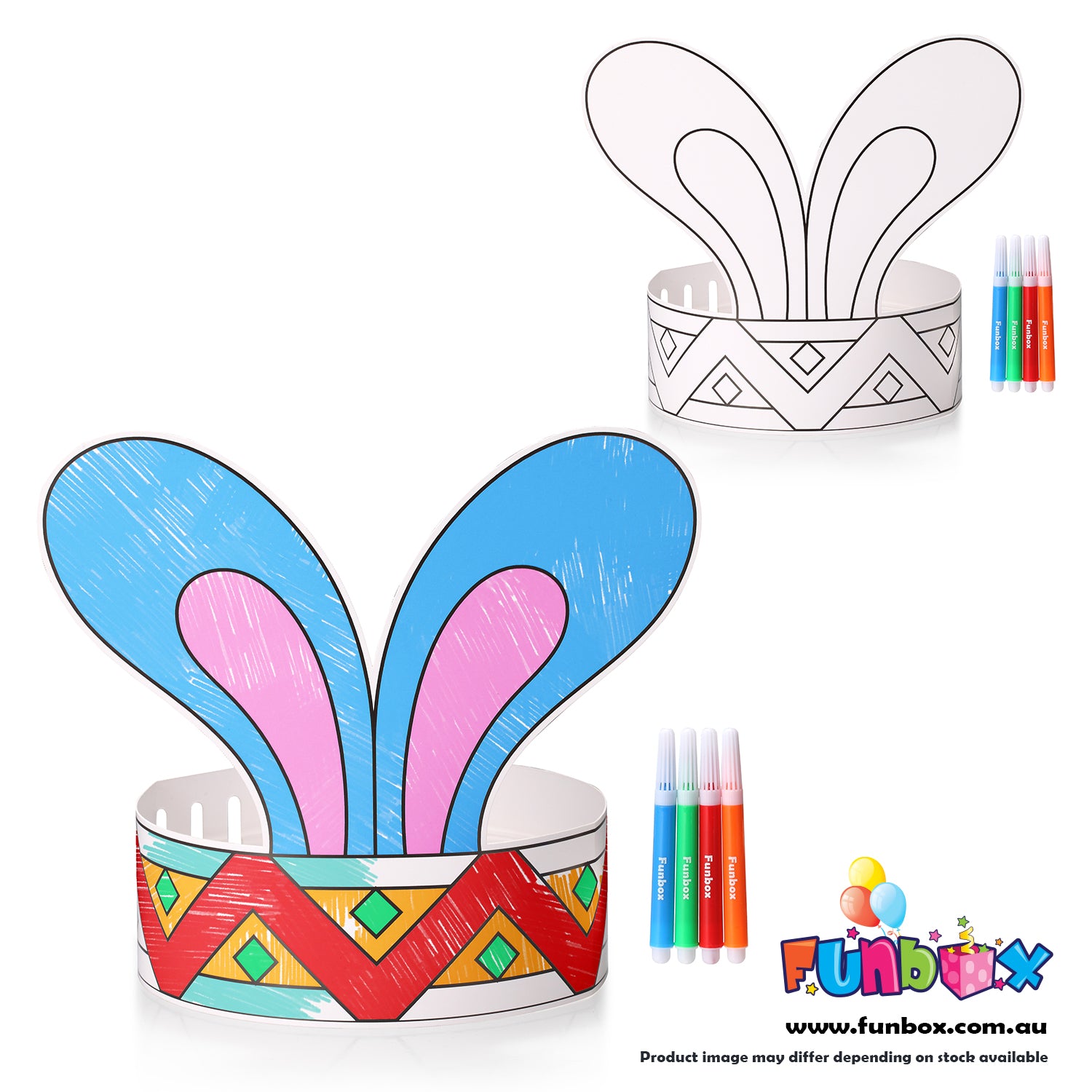 DIY Easter Bunny Ears Crown Kit – funbox.com.au