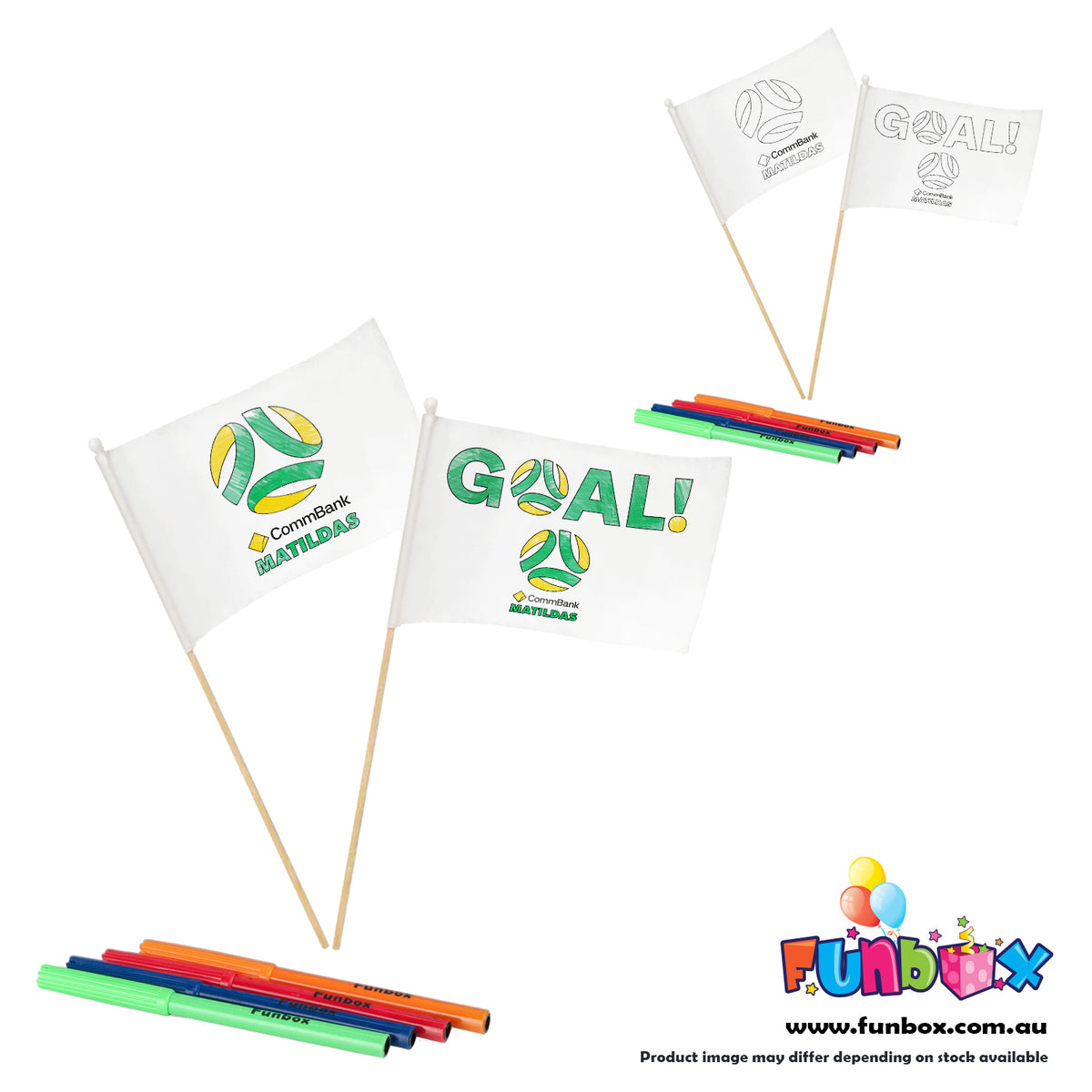 Matildas DIY Flag Kit – funbox.com.au