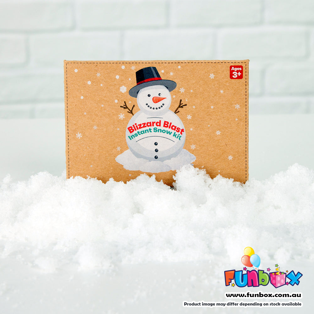 Blizzard Blast Instant Snow Pack – funbox.com.au