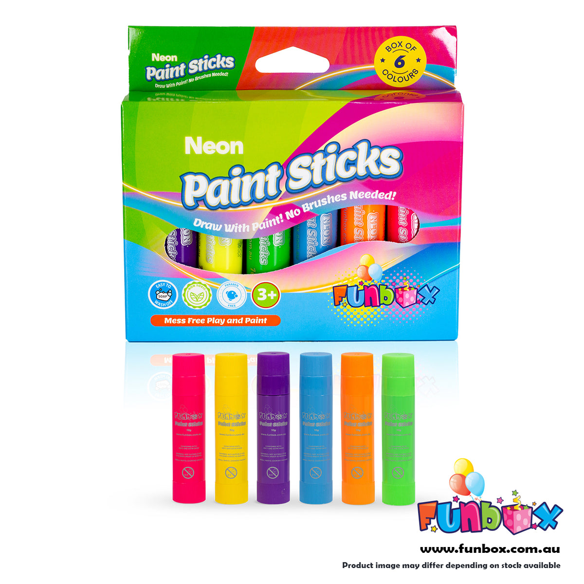 Neon Paint Sticks – funbox.com.au