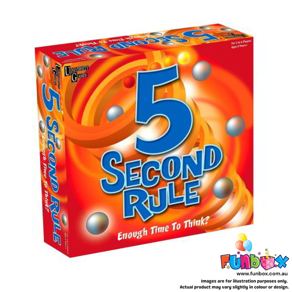 5 Second Rule Board Game – funbox.com.au