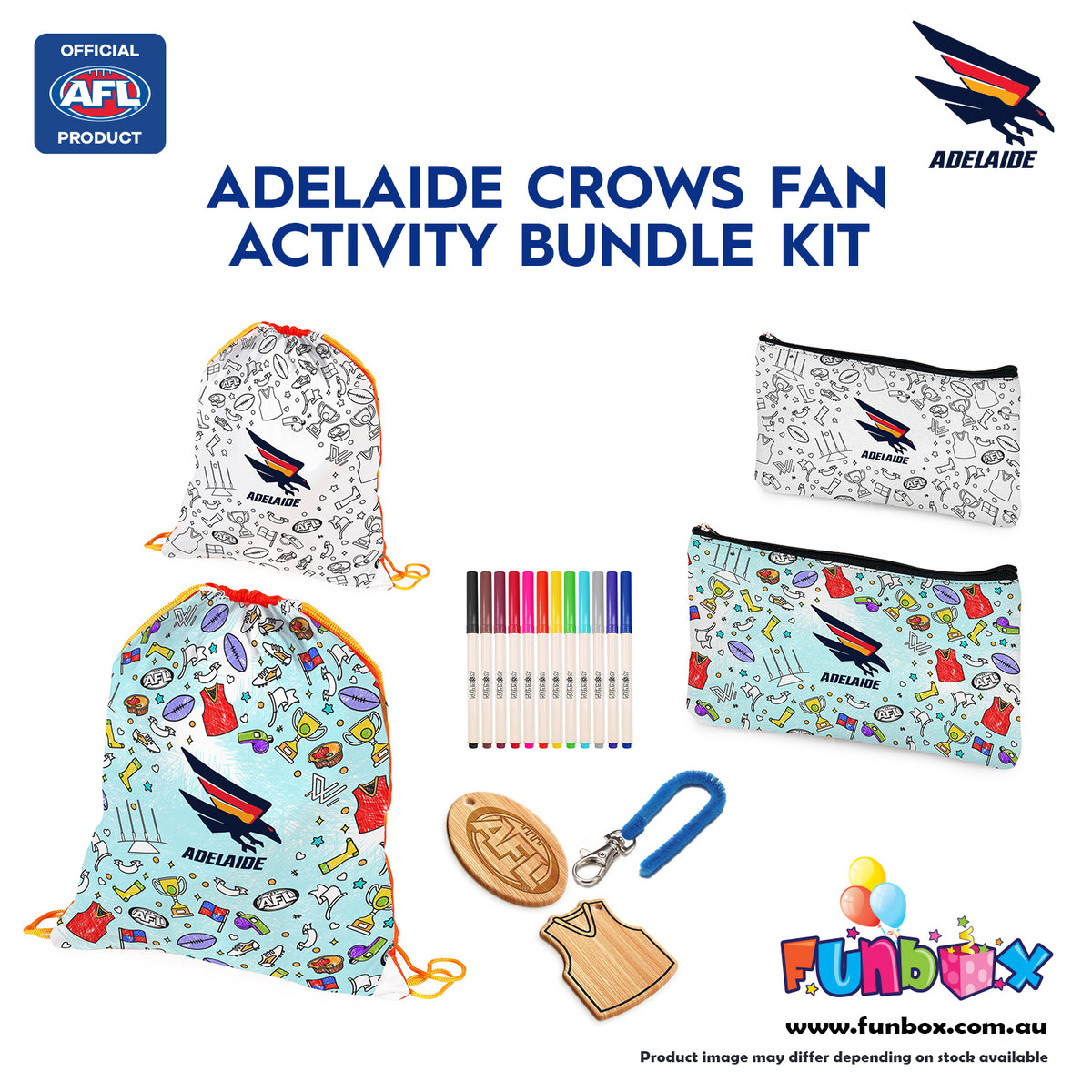AFL Activity Bundle Pack - Choose Your Team! (10-PACK) – funbox.com.au
