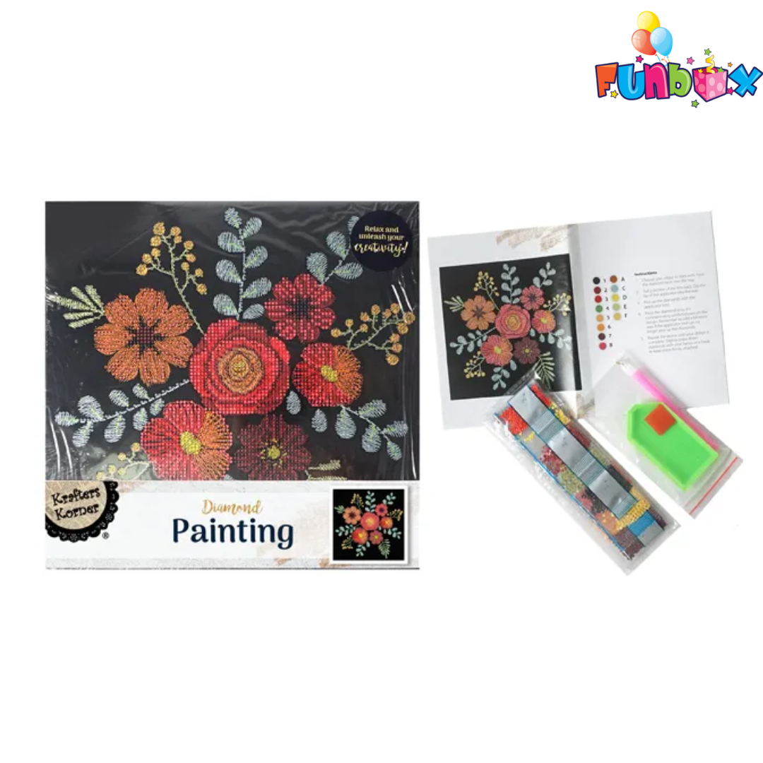 Canvas Flower Diamond Painting – funbox.com.au