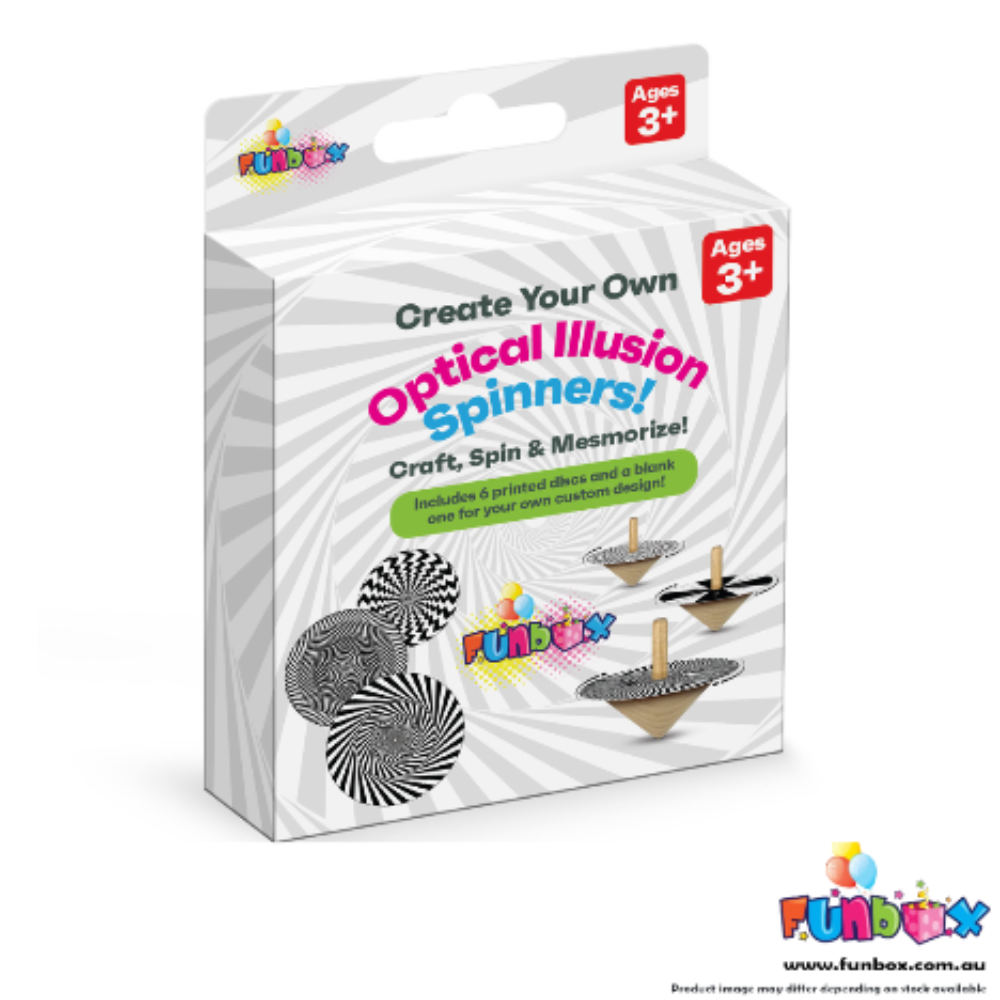 New! Optical Illusion Spinners – funbox.com.au