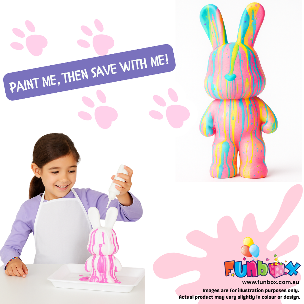 Colour Splash Bunny Money Box Kit – funbox.com.au