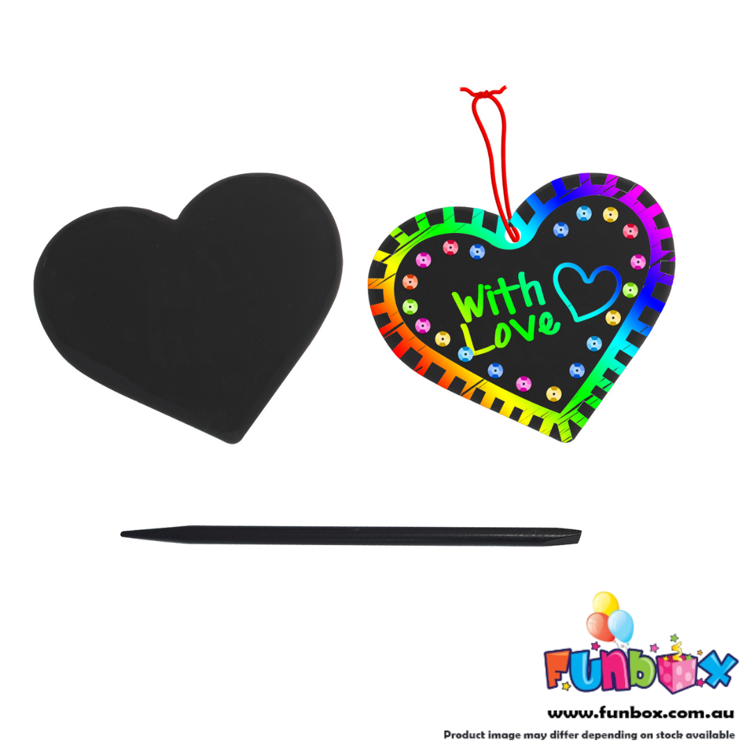 Heart Magic Scratch Art – funbox.com.au