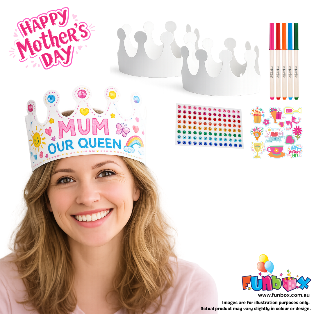 Mother's Day Crown Craft - 48 units ($1.75 per unit) – funbox.com.au