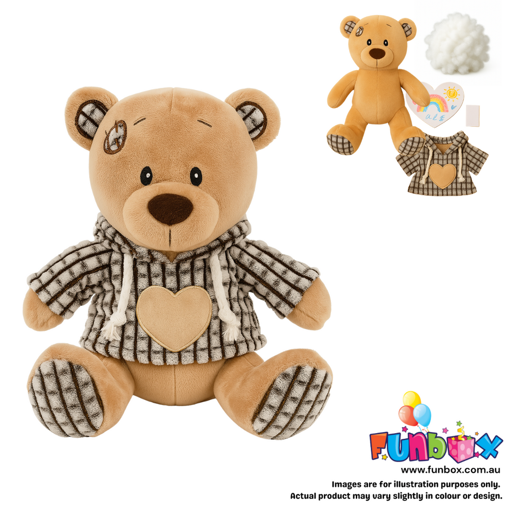 New! Patches Teddy Bear Stuffem – funbox.com.au