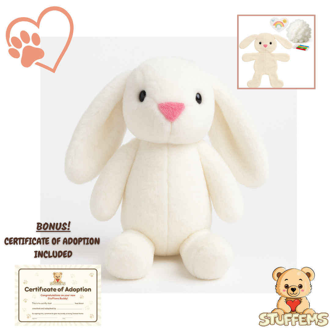 Flopsy Bunny Stuffem Kit (White) – funbox.com.au