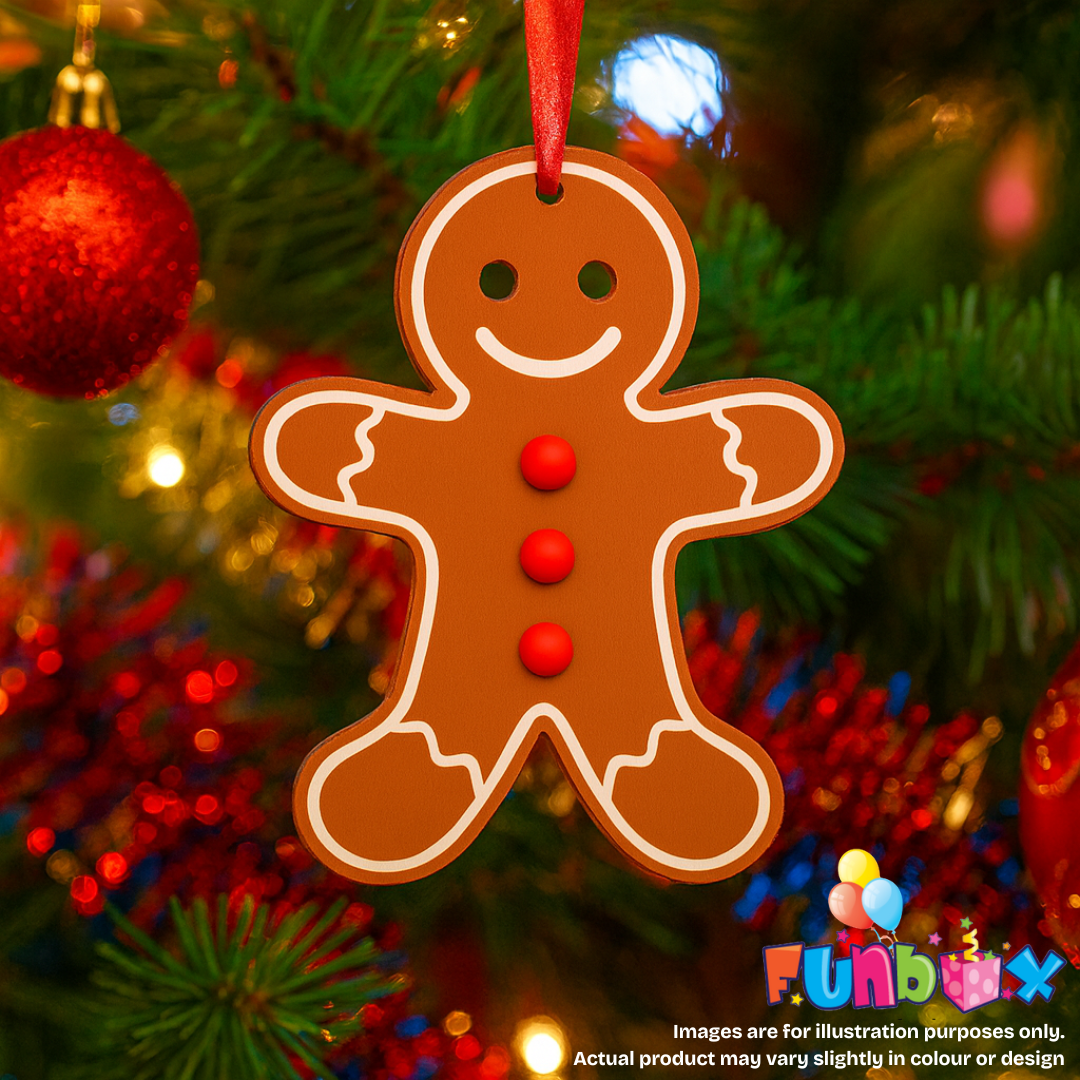 Gingerbread Man Tree Decoration Kit – funbox.com.au