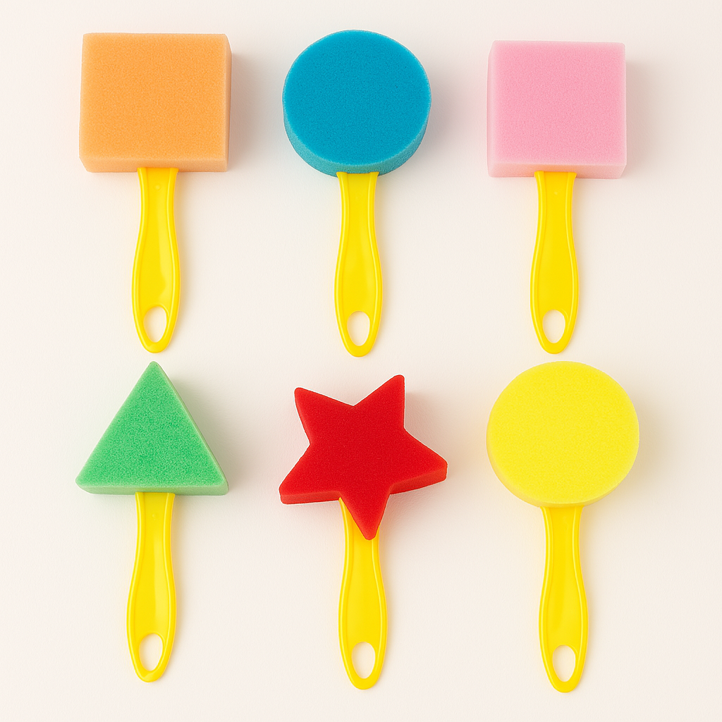 Painting Sponge Stamp Set 6-Pack – funbox.com.au