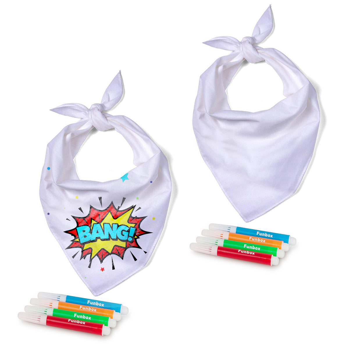 DIY Bandana with Markers – funbox.com.au
