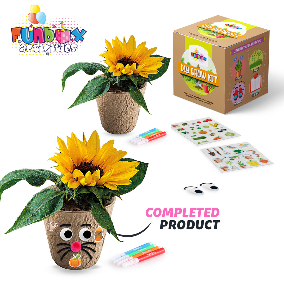 DIY ECO Flower Planting Kit – funbox.com.au