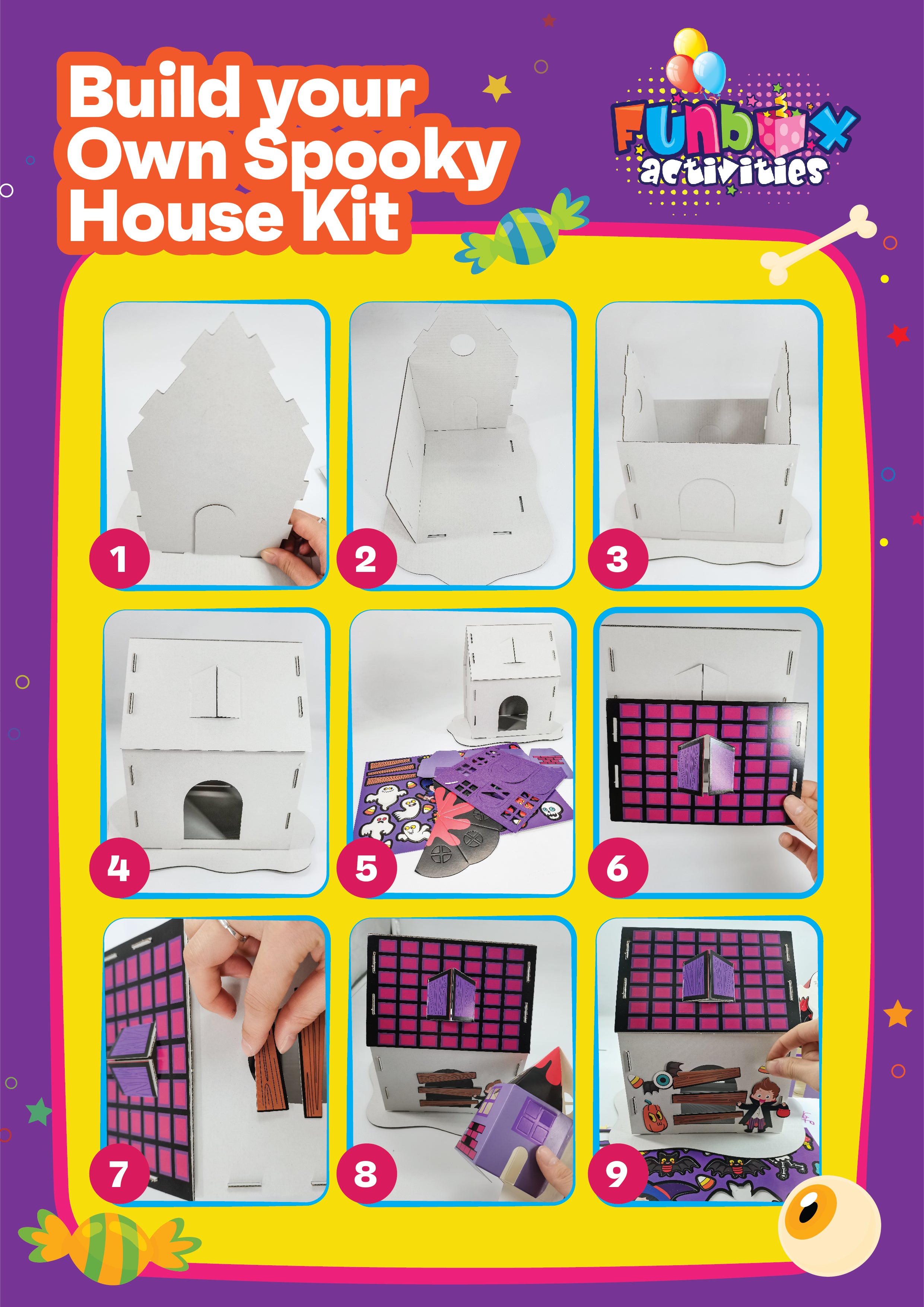 DIY Halloween Haunted House Craft Kit – funbox.com.au