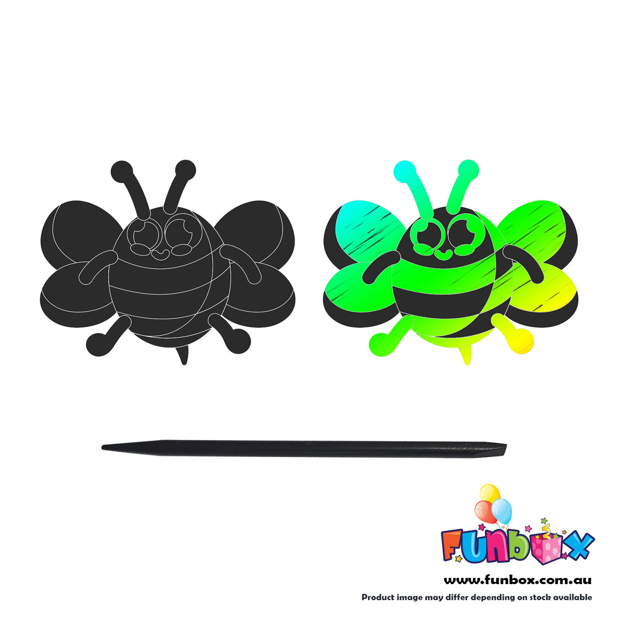 Bee Magic Scratch Art – funbox.com.au