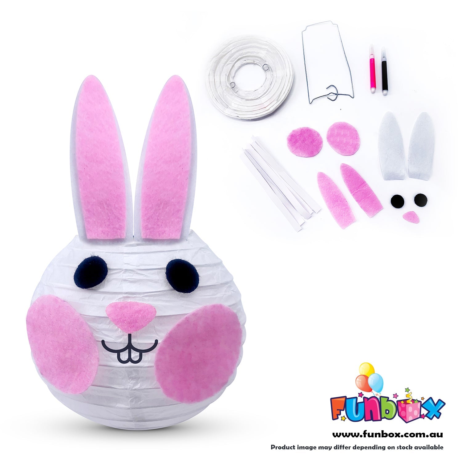 Design-Your-Own EASTER Bunny Lantern Activity – funbox.com.au