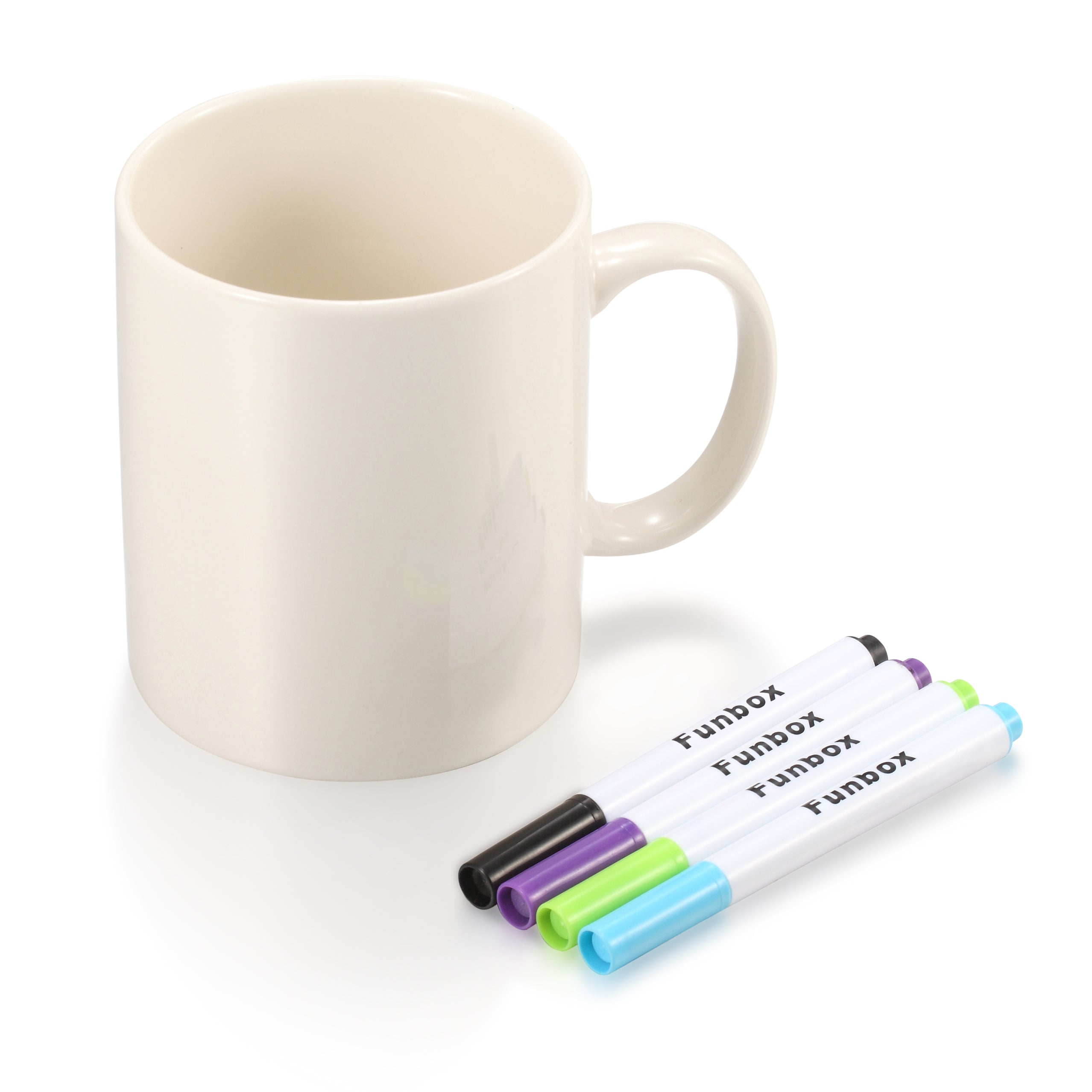 Colour-In Mug With Markers – funbox.com.au